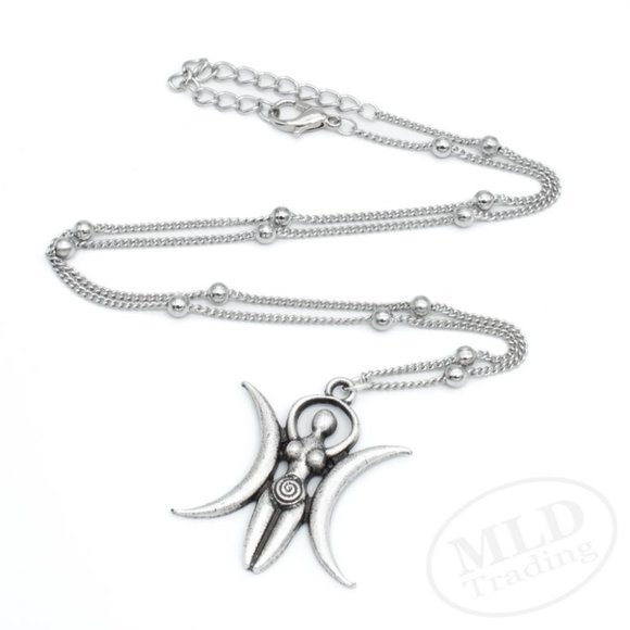 Jewelry | Wiccan Fertility Moon Goddess Pregnancy Talisman Pendant ...